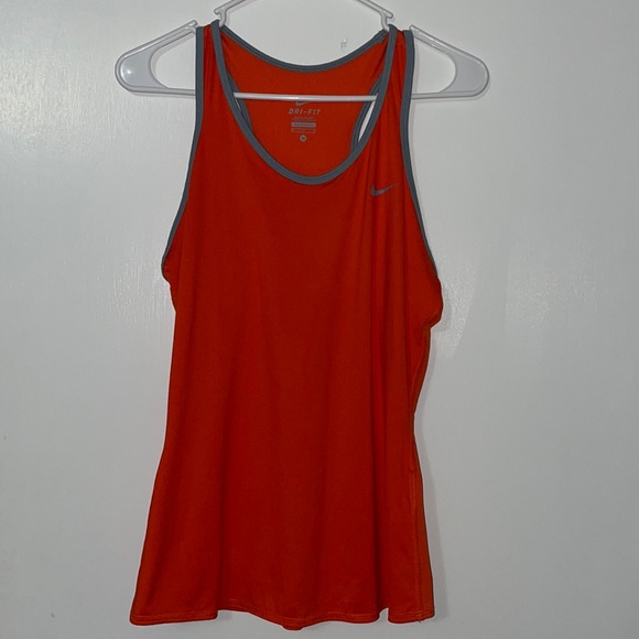 Nike | Tops | Orange Nike Racerback Workout Tank | Poshmark